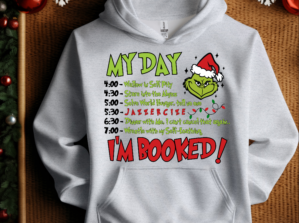 Grinch Checklist Sweatshirt – SaltyBCreations